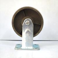 China Steel Wheel Large Load Swivel Caster with Wear-Resistant Roller Bearing for sale