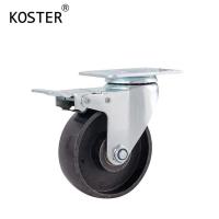 China 2 Inch/4 Inch Industrial Casters Wheels with Brake Hole Distance 12*8.2mm and Durable for sale