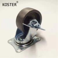 China 2 Inch/4 Inch Industrial Casters Wheels with Brake Hole Distance 12*8.2mm and Durable for sale