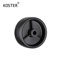 China 75mm/100mm/125mm Metal Industrial Wheels for Golden Wheel Sewing Machine Table Display for sale