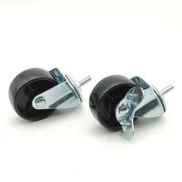 China 75mm/100mm/125mm Metal Industrial Wheels for Golden Wheel Sewing Machine Table Display for sale