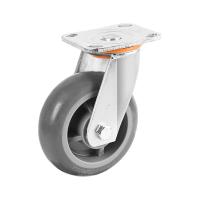 China High Temperature TPR Casters Industrial Trolley Scaffold Castor 4 Inch 5 Inch 8 Inch for sale