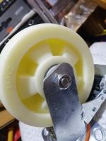 China Rotating Wheel Heavy Duty Industry Nylon Swivel and Brake Caster with 50mm Thickness for sale