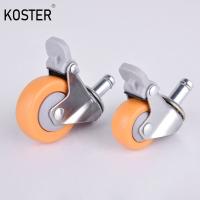 China Customized Size Swivel Caster Wheel with Brake Diameter 75mm/100mm/125mm Made to Order for sale