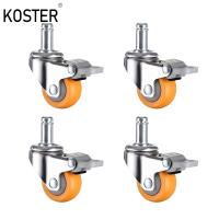China Customized Size Swivel Caster Wheel with Brake Diameter 75mm/100mm/125mm Made to Order for sale