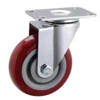 China 50mm 75mm Heavy Duty PVC Swivel Caster Wheel for Trolley Industrial Applications for sale
