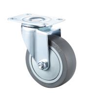 China Flat Universal Caster Wheel with Hole Distance 12*8.2mm and Easy Installation Process for sale