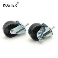 China Rotating Wheel D25mm/30mm/50mm/75mm/100mm PP Caster For Furniture Industrial for sale