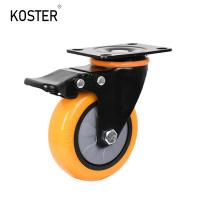 China Customizable Single Wheel Swivel Caster For Chair/Furniture/Industrial for sale