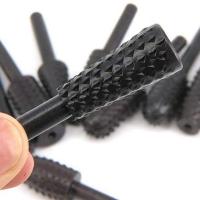 China 6PC Carbide Woodworking Rotary Rasp File Set for Face Milling Cutter Electric Drill for sale