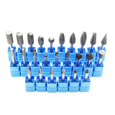 China 10PCS Rotary File Rotary Rasp and Countersink Tungsten Carbide Burrs Set for Drilling for sale