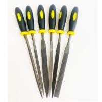 China Customized 5PCS 6PCS 10PCS 4*160mm Double Color Handle Needle File Set for Industrial for sale
