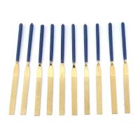 China Section Shape Round Needle Files for Metal Jeweler Wood Carving Craft 10 Piece Set for sale