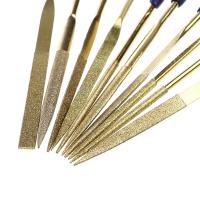 China Section Shape Round Needle Files for Metal Jeweler Wood Carving Craft 10 Piece Set for sale