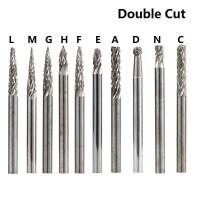 China Double Cut Tungsten Rotary Set Carbide Burrs 3mm 6mm Shank Diamond Carving Metal Engraving Power Tool for sale