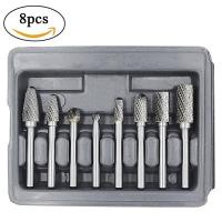 China Round Metal Drilling Carbide Burr 6mm Double Cut Tree Shape Rotary File for Die Grinder for sale