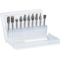 China 10PCS 2.35mm Shank Tungsten Carbide Rotary Burr for Metal Polishing and Woodworking for sale