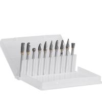 China 10PCS 2.35mm Shank Tungsten Carbide Rotary Burr for Metal Polishing and Woodworking for sale