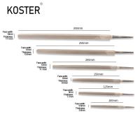 China Cutting Tooth Processing Triangle File with Double Color Handle and Round Section Shape for sale