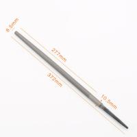 China Cutting Tooth Processing Triangle File with Double Color Handle and Round Section Shape for sale