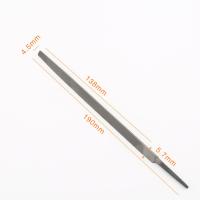 China Extra-Slim Taper Triangle Machinist Files with Customized Tooth Cutting Techniques for sale