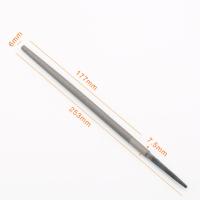 China Customized High Carbon Steel Triangular File with Tooth Pattern and Bidentate Pattern for sale
