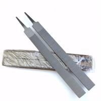 China Customized High Carbon Steel Triangular File with Tooth Pattern and Bidentate Pattern for sale