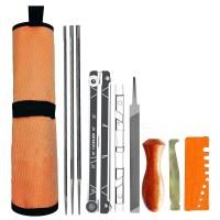 China Steel Metal Drilling Garden Tool Chainsaw Parts Chain Saw File Chain Sharpening Kit for sale