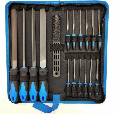 China 16 Piece High Carbon Steel File Set for Woodwork Metal Model Round and Durable Design for sale