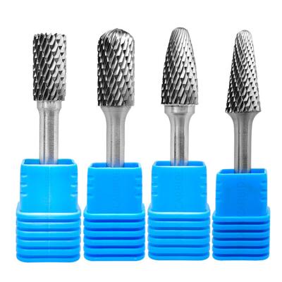 China 80mm Round Solid Shape Carbide Burr Set with Bidentate Pattern From Advanced Technology for sale