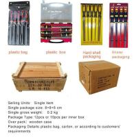 China Tooth Pattern Bidentate Pattern Round Steel File Metal File Tool Set for Woodworking for sale
