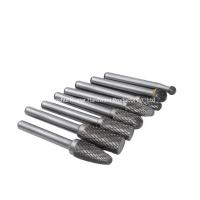China 6mm 1/4inch Shank Diameter Double Cut Solid Cutting Tools Grinding Cutter Tungsten Rotary Carbide Burr for sale