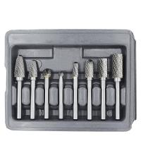 China SA 6mm 6.35mm Cylinder Shape 1/4 Inch Shank Tungsten Carbide Rotary Burrs for Cutting for sale