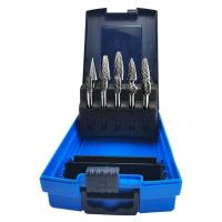 China 10 PCS Blue Box Promotion Grinding Tungsten Carbide Rotary Burr Set for Tool Parts for sale