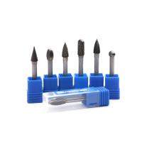 China 10pcs 6.35mm 1/4 Inch Double Cut Rotary Files Burr Tool Set for Woodworking Wholesaler for sale