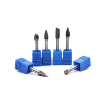 China 10pcs 6.35mm 1/4 Inch Double Cut Rotary Files Burr Tool Set for Woodworking Wholesaler for sale