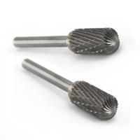 China Unicolor 1/8 Inch Yg8 Carbide Cutter Silver Nail Bit Set Tungsten Rotary File Burr for sale