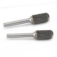 China Unicolor 1/8 Inch Yg8 Carbide Cutter Silver Nail Bit Set Tungsten Rotary File Burr for sale