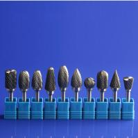 China 6mm 6.35mm Shank Tungsten Burs Rotary Set 1/4inch Diameter Double Cut Carbide Burr for sale