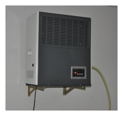 China 920W Automatic Defrost Wall-Mounted Dehumidifier DH-504BC for Optimal Moisture Control for sale