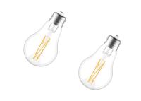 China Glass Material PF0.5 Life 15000hrs Dimmable Ra80 LED Filament Lamp for sale