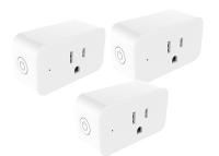 China Max Current 15A Plastic Material 68*38*50mm Home Smart Plug Socket for sale
