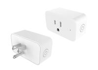 China Plastic Material 15A Max Power 1800W Wifi Smart Power Plug for sale