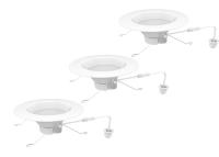 China 1000LM Color / Brightness Adjustable 10W Indoor Smart Recessed Downlight for sale