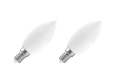 China Ra90 Plastic / Aluminum Material 350LM 4.5W C37 Light Bulb for sale