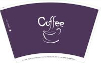 China Flexo Printing 330gsm Paper Cup Fan Printed PE Coated Water Resistance for sale