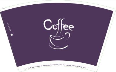 China Flexo Printing 330gsm Paper Cup Fan Printed PE Coated Water Resistance for sale