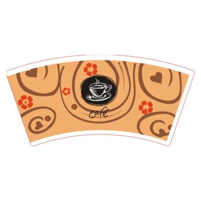 China Smooth Surface Paper Cup Fan Five Star High Bulk Customized For Coffee for sale