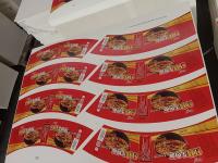 China Eco friendly Food Grade Paper Cup Sheet with Film Lamination Printing for sale