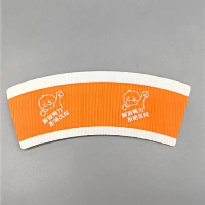 China Single Or Double Side PE Coated Paper Cup Fan With Customized Size for sale